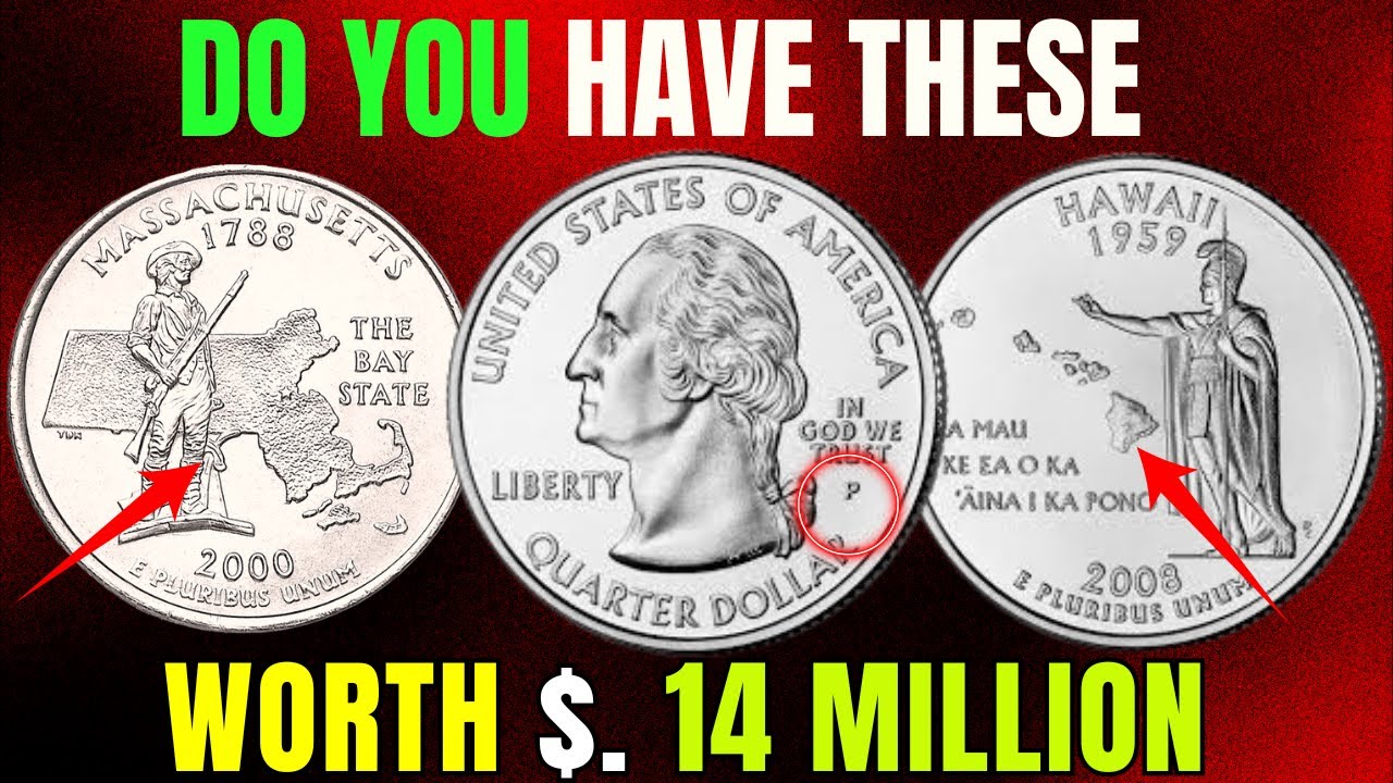 Top 3 Most Valuable US Quarters – Rare State Quarter Dollar Coins Worth ...