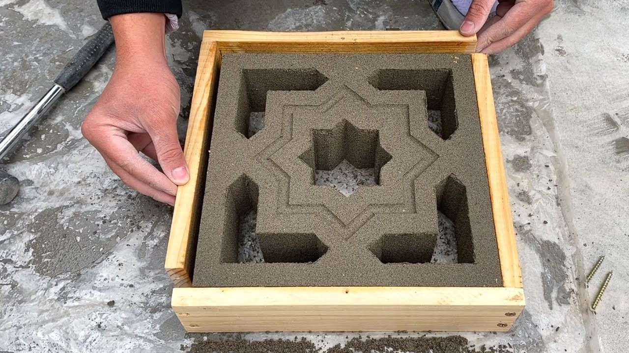 Amazing Simple Project Design Breathable Brick Casting From Sand And ...