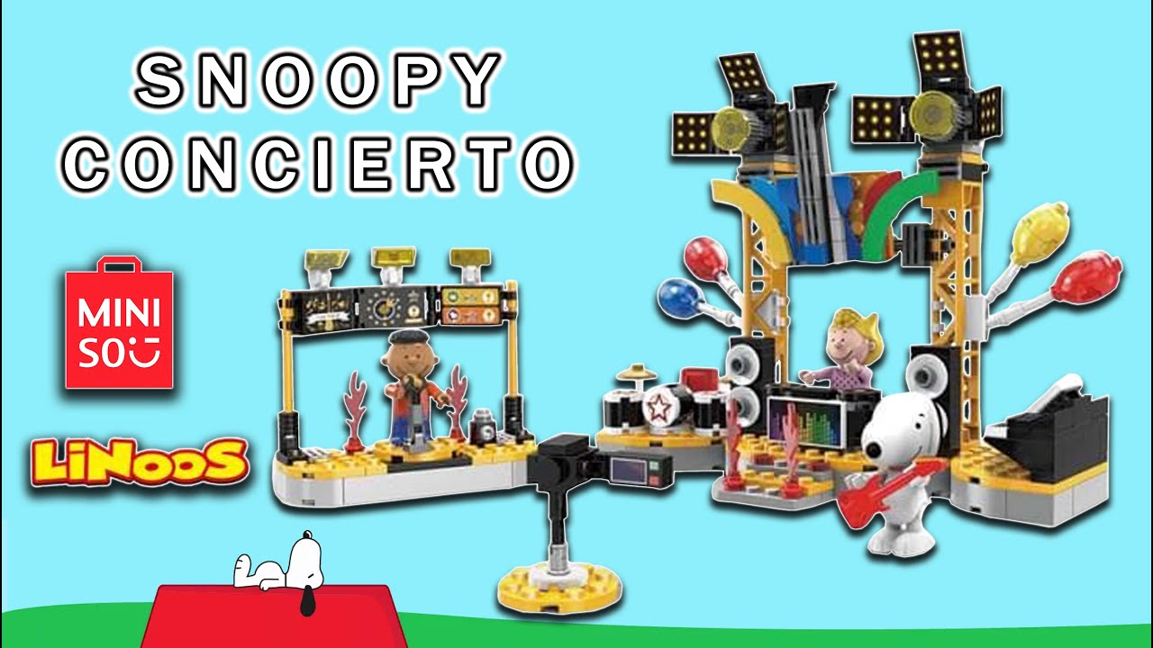 Miniso Snoopy 06. Concierto en la feria, Charlie Brown. Peanuts. Linoos ...