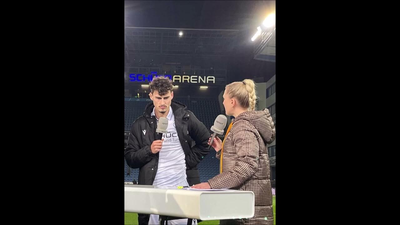Arminia Bielefeld - 1. FC Kaiserslautern 2:3 Ulrich Zwetz Interview Janni Serra - YouTube