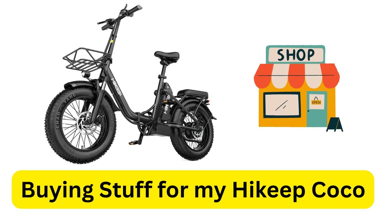 Adding Accessories to my Hikeep Coco folding e-bike #ebike @Hikeep ...