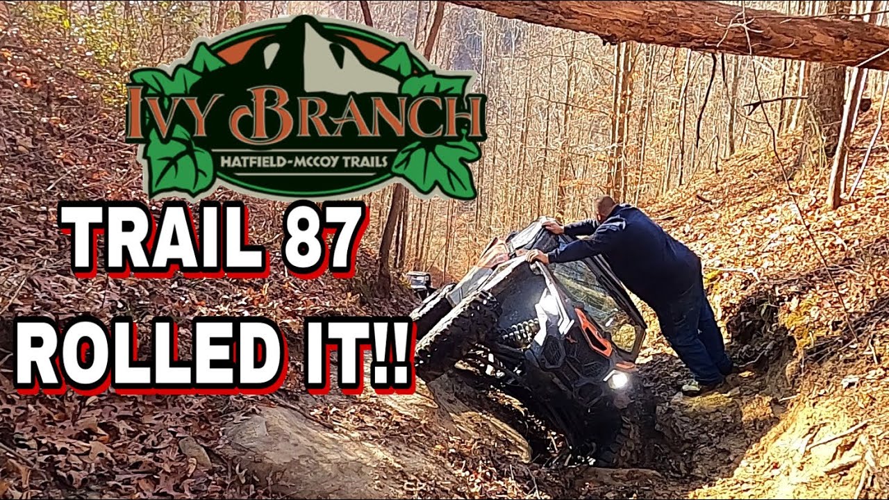 IVY BRANCH TRAIL 87 | XP 1000 & CAN AM X3 | HATFIELD MCCOY TRAILS - YouTube