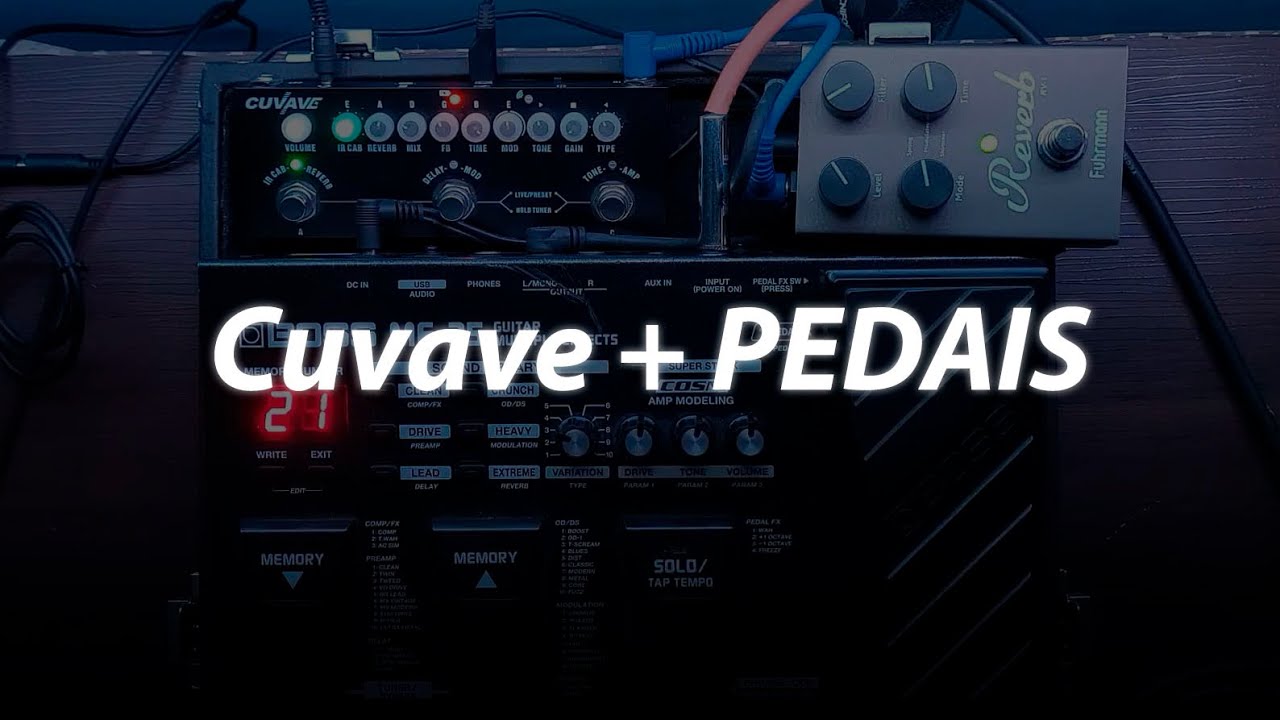 CUVAVE cuve baby + PEDAIS | Boss me25 | Fuhrmann rv1 - YouTube