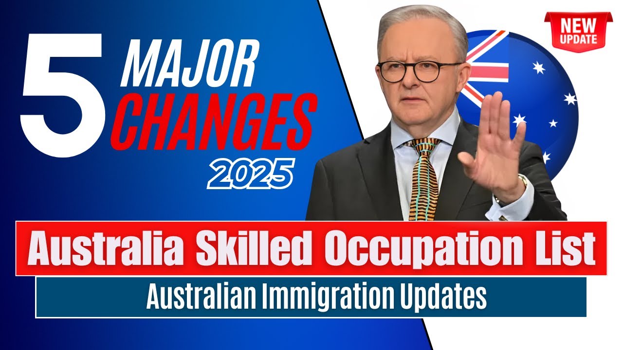 Top 5 Major Changes You Must Know! Australia Skilled Occupation List ...