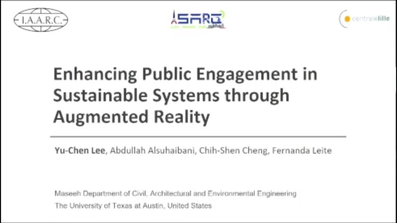 Paper ID 143 - ISARC 2024 by Yu-Chen Lee - YouTube