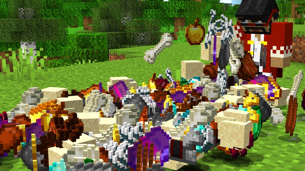 Random But The Loot Are Minecraft Drops - YouTube