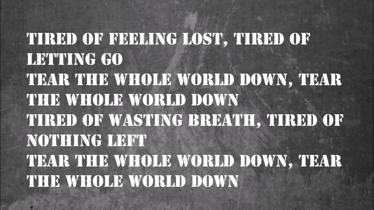 Breaking Benjamin - Failure : [ lyrics ] - YouTube