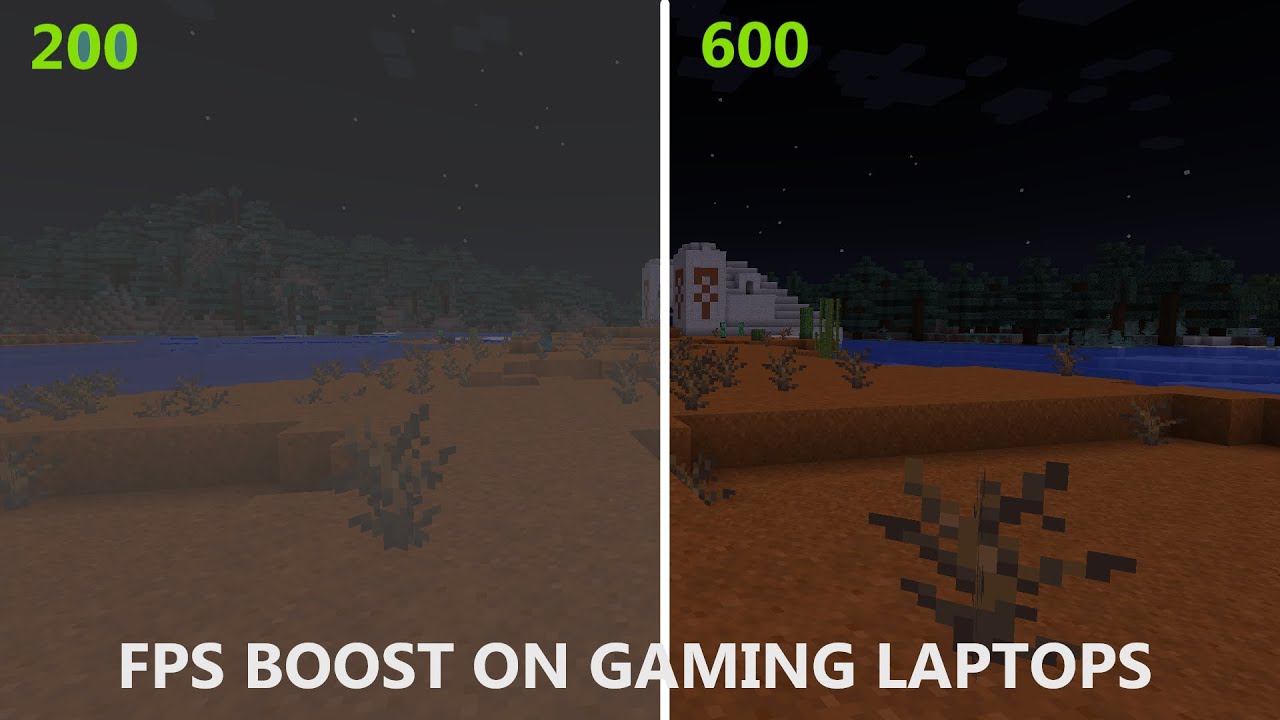 FPS boost on a gaming laptop - how to increase FPS in games - YouTube