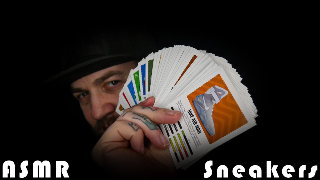 ASMR Sneaker Cards Fun Facts - YouTube