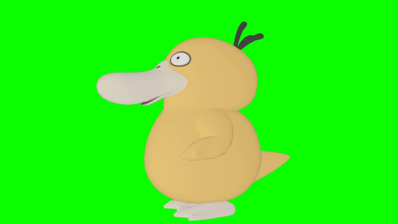 Psyduck animated right chroma - YouTube