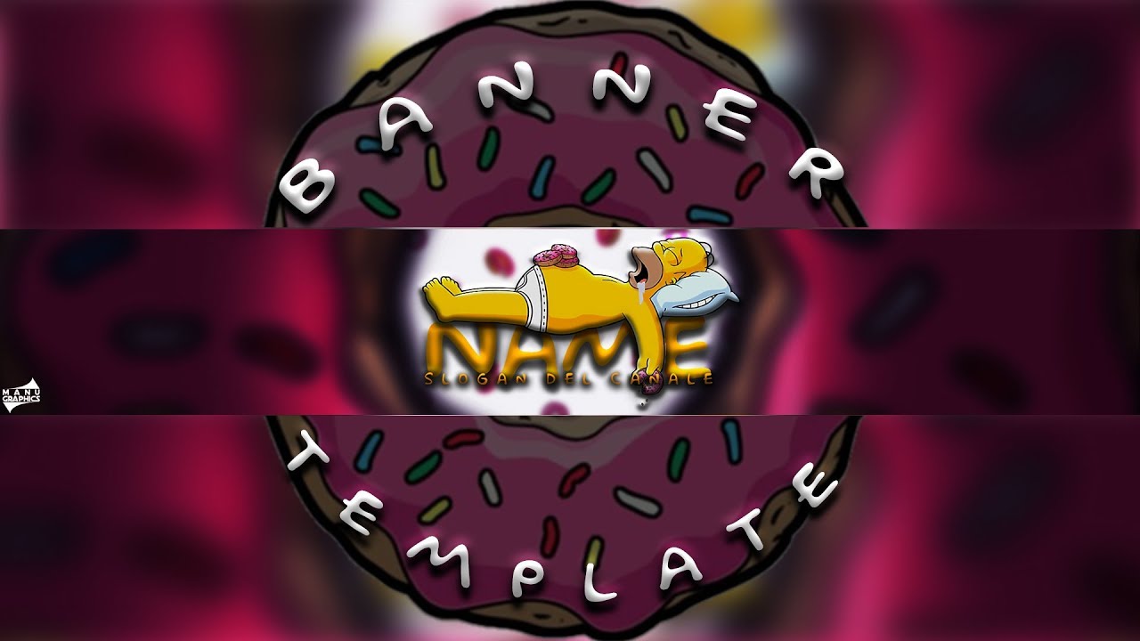 SIMPSONS YOUTUBE BANNER TEMPLATE! -+Download - YouTube