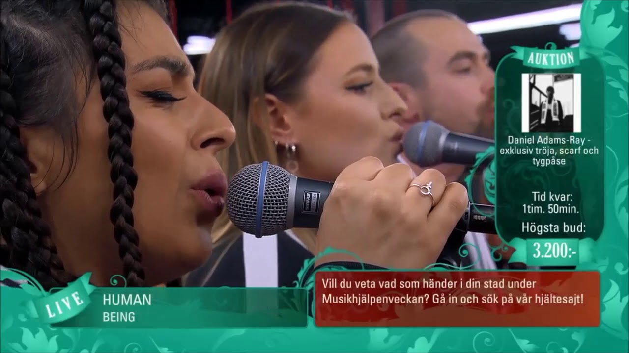 HUMAN - Being (Live @ Musikhjälpen 2017) - YouTube Music