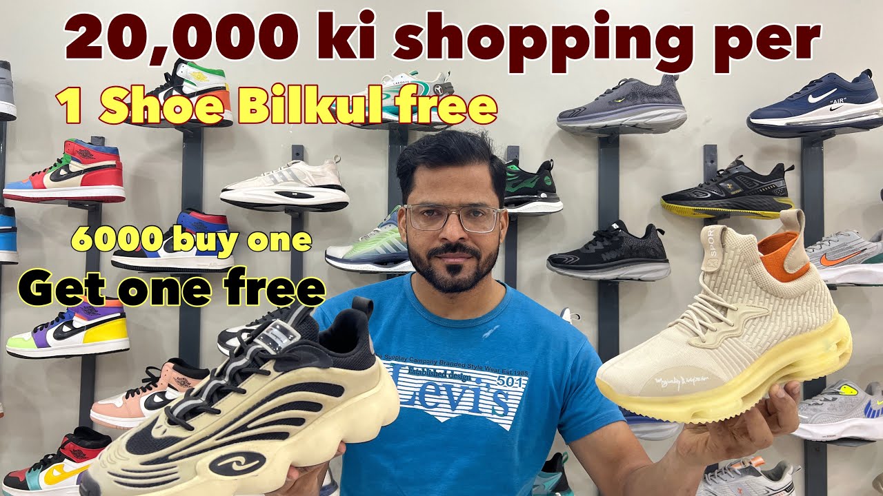 Buy one get one free | 20,000 ki shopping per 1 shoes free - YouTube