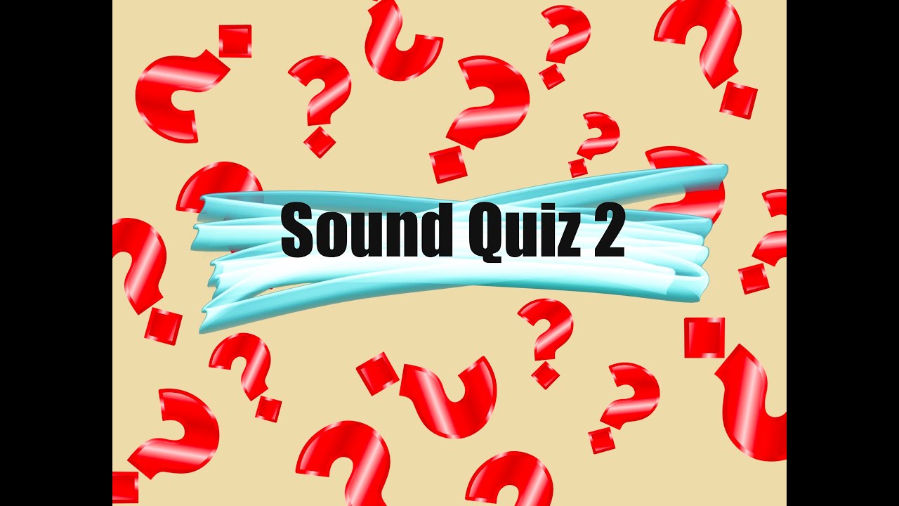 【Sound Quiz 2】Guess the sound quiz game - YouTube
