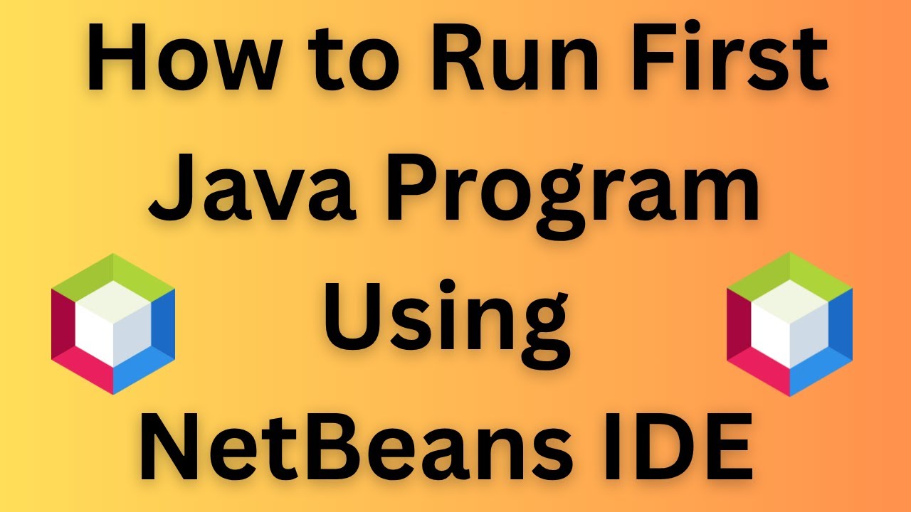 How to run first java program using NetBeans IDE - YouTube
