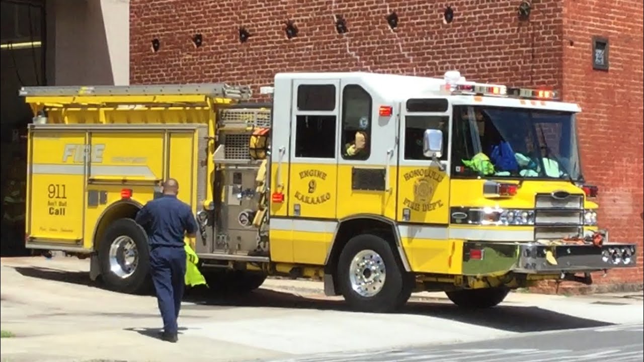 HFD Engine 9 Returning to Quarters - YouTube