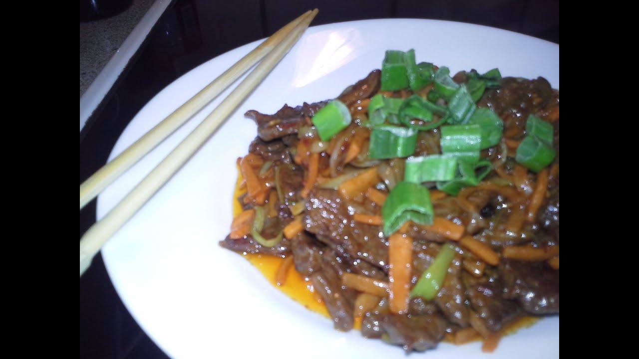 Spicy Dry-fried Beef Sichuan Style - YouTube