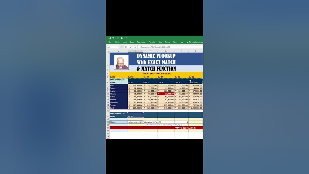 Dynamic Vlookup #excel #exceltech #excelformula #educational #exceleducation #education # ...