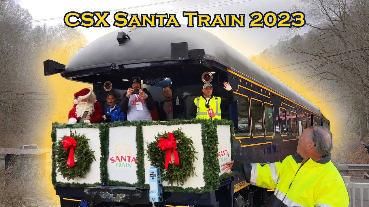 The 81st Santa Train in Appalachian Coal Country (2023) - YouTube