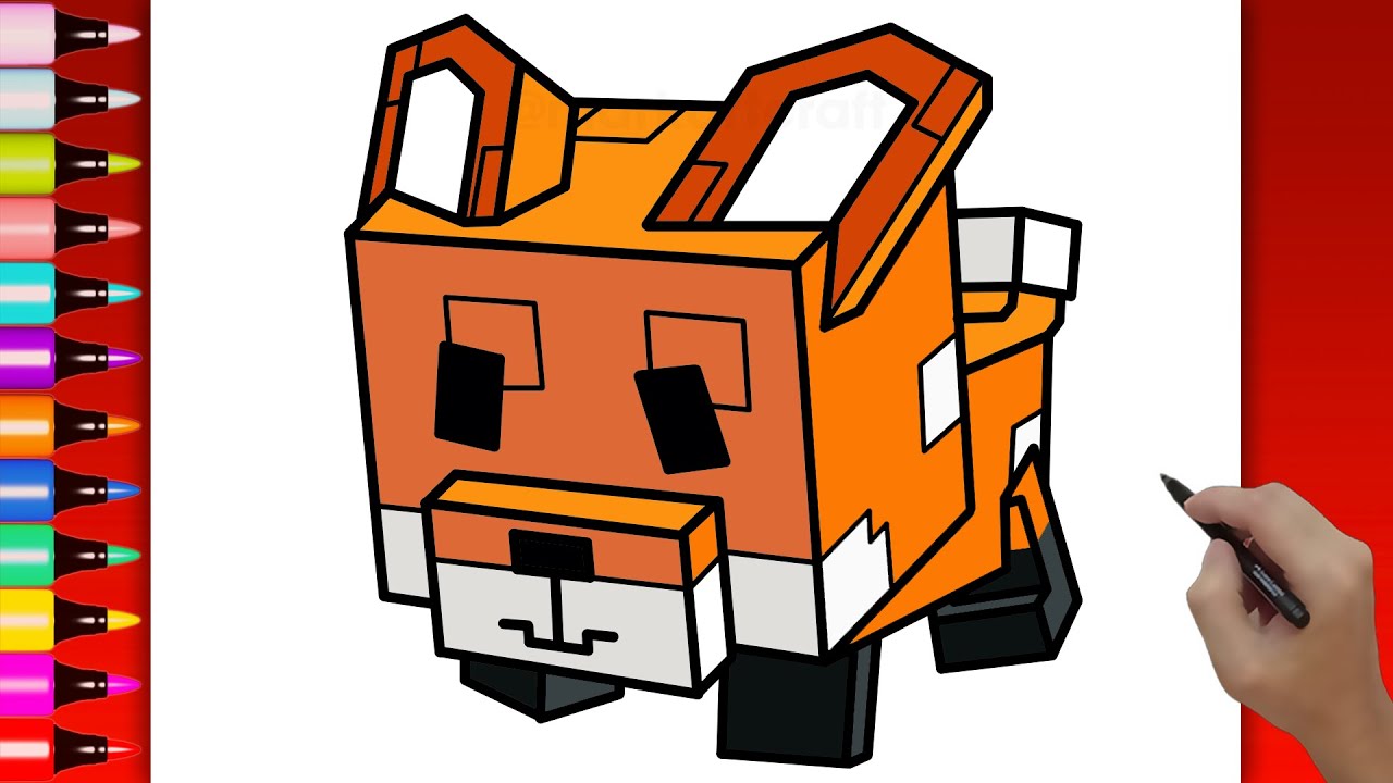 HOW TO DRAW RED FOX FROM GROW A GARDEN [ROBLOX] - YouTube