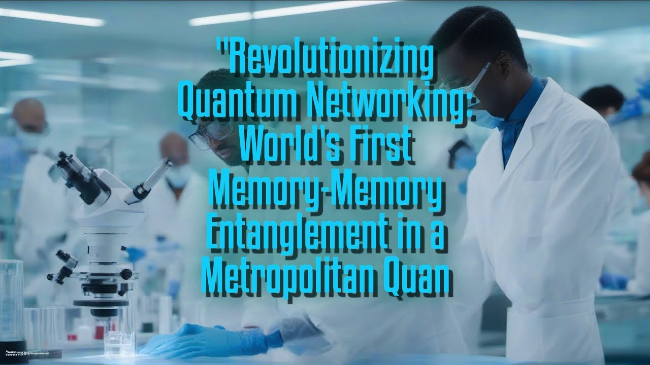 Revolutionizing Quantum Networking: World's First Memory-Memory ...