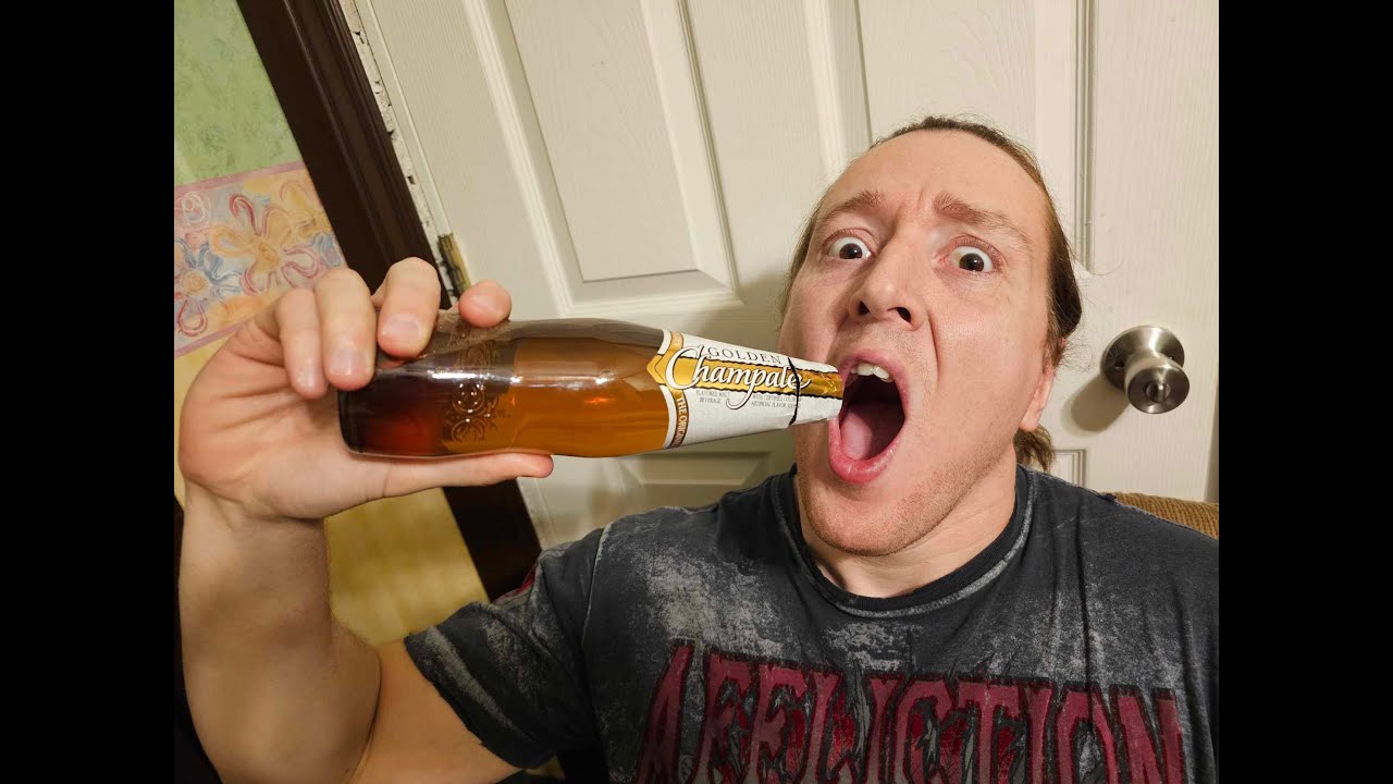 Drinking 29 Year Old Golden Champale! - YouTube