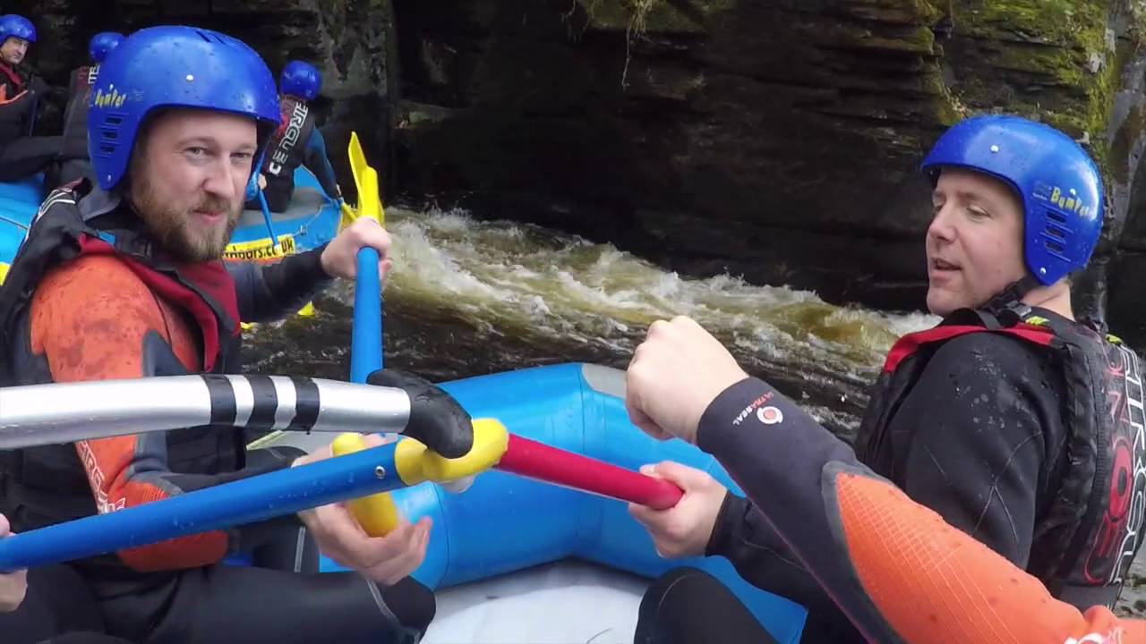 Whitewater Rafting in Llangollen, North Wales - YouTube