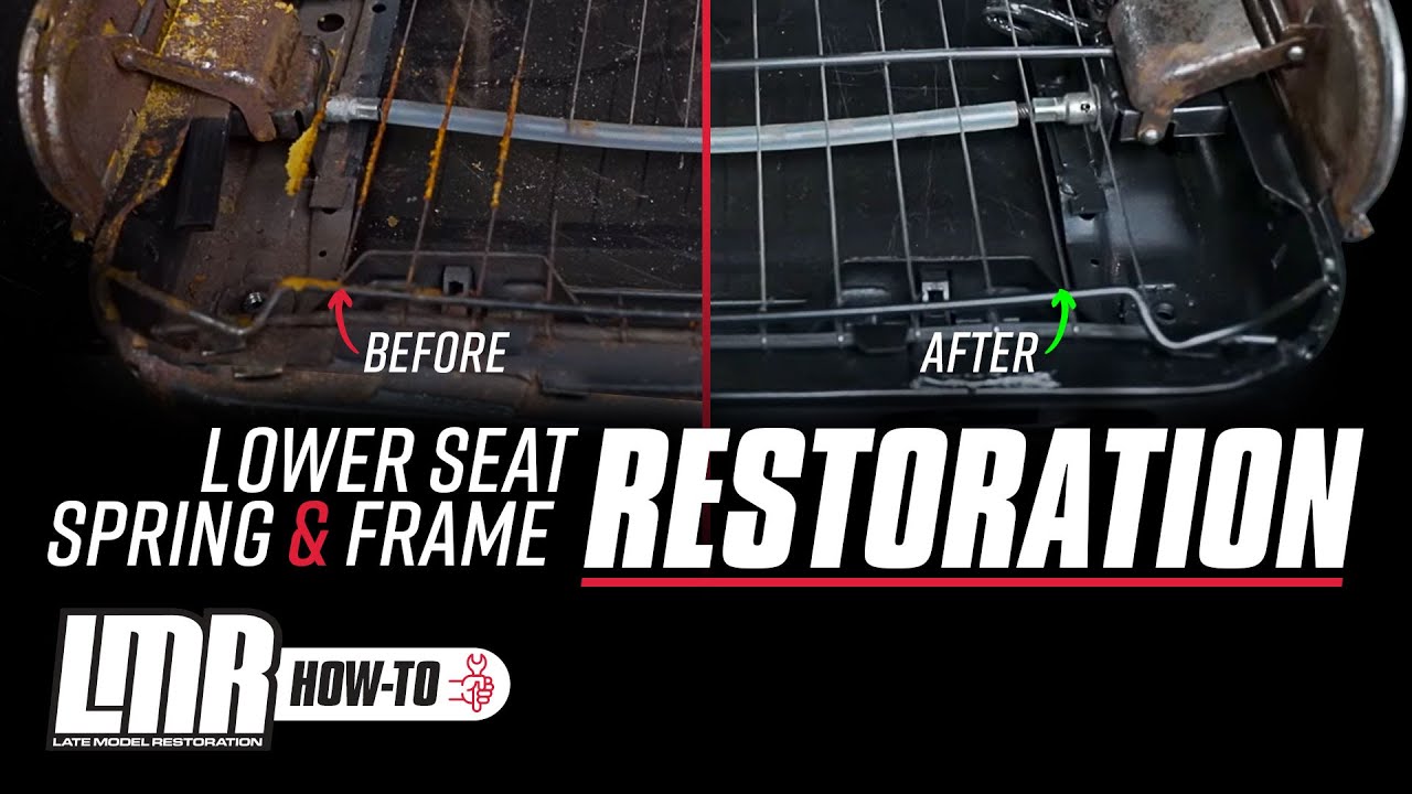 How To: Fox Body Mustang Lower Seat Spring Install & Lower Frame ...