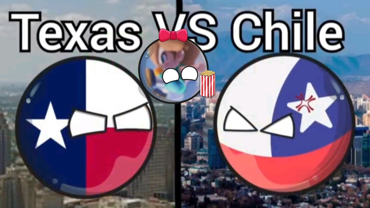 Countryballs L.A temporada 1 capitulo 1 Texas contra chile mi versión ...