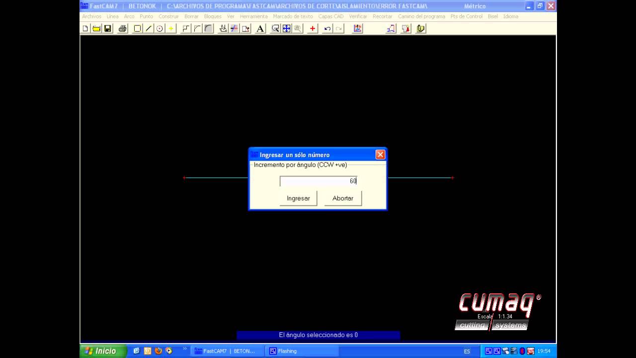 3. Tutorial FastCAM: Dibujo Pieza 3 - YouTube