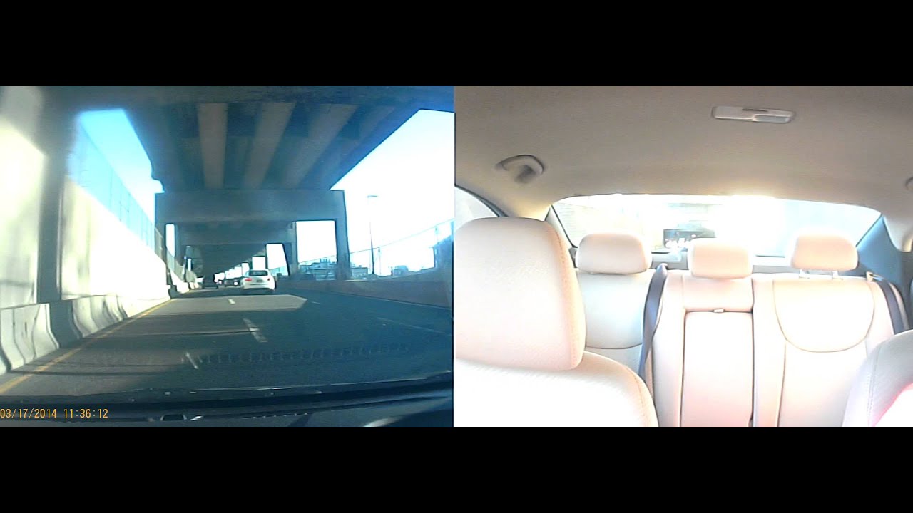 Falcon F360 Dual Dashcam Review Daytime - YouTube