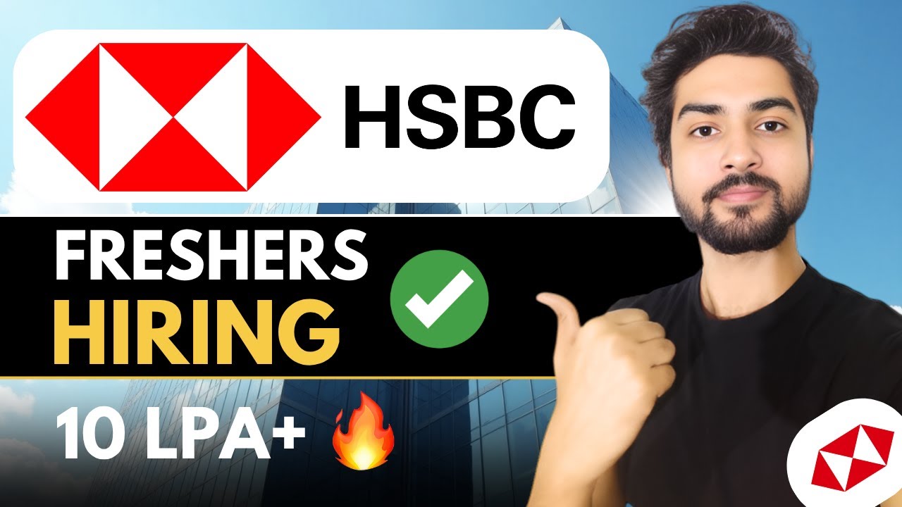 HSBC Hiring Freshers🔥Apply Now | Complete Guide! - YouTube