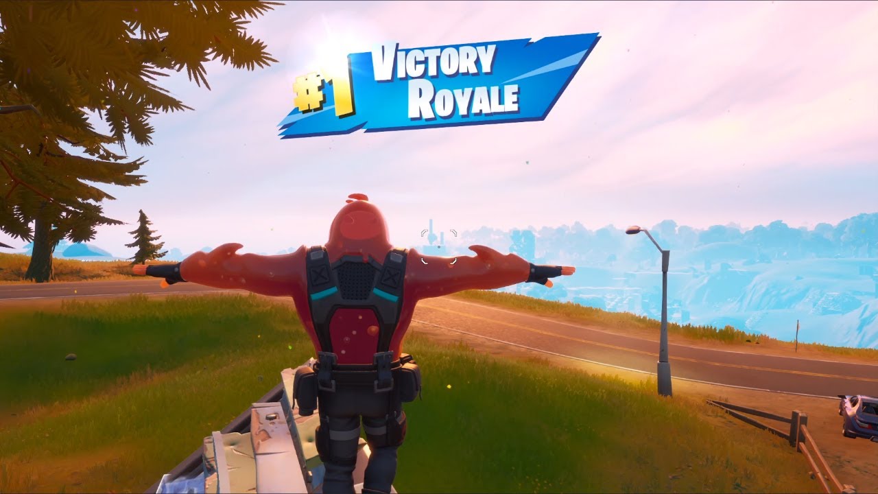 FORTNITE First Win with RED "RIPPLEY" SKIN (“SLUDGE” OUTFIT GAMEPLAY ...
