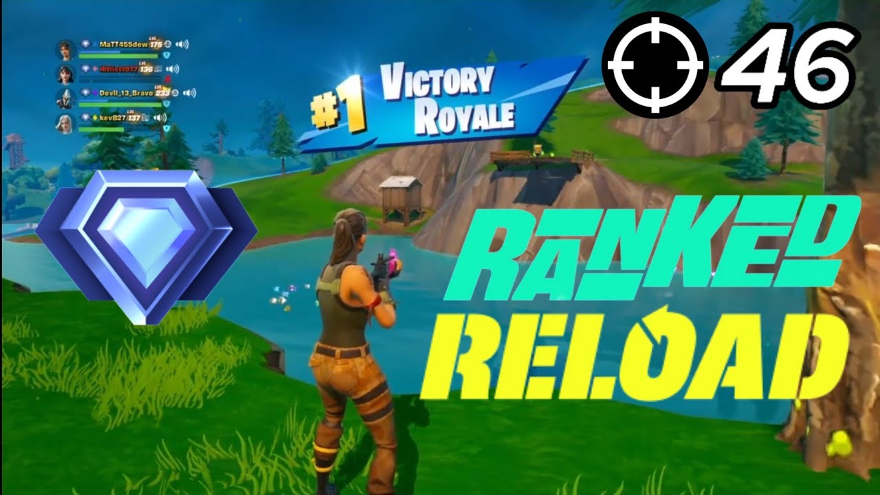 Fortnite Zero Build Ranked Reload Squads 46 Elimination Win! - YouTube