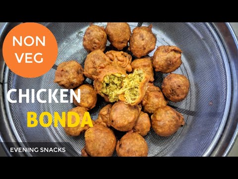 Easy Chicken Bonda Recipe | Chicken Bonda recipe in tamil | Chicken ...