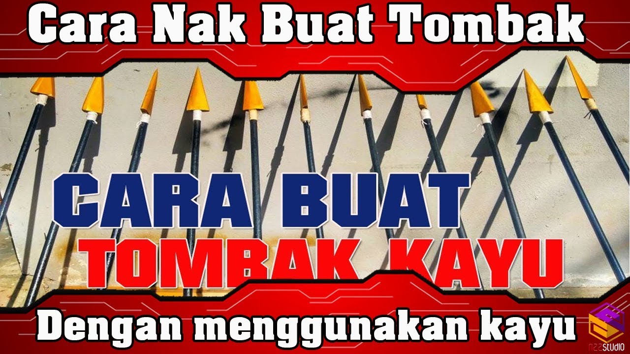 🛑Cara Membuat Tombak Dari Kayu - YouTube
