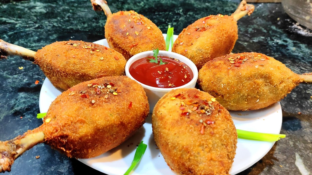 KFC chicken Ka Baap / chicken lollypop / chicken kabab recipe / iftar ...