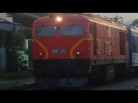 [642] D11H-345 drew passenger train HĐ3 (17h49-27/5/2024) - YouTube