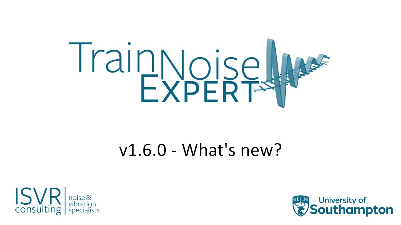 Train Noise Expert v1.6.0 - What's new? - YouTube