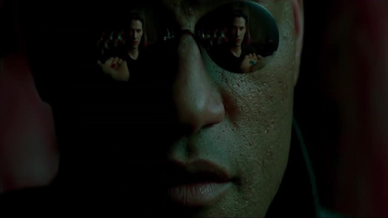 Neo Meets Morpheus | Blue Pill or Red Pill | The Matrix - YouTube