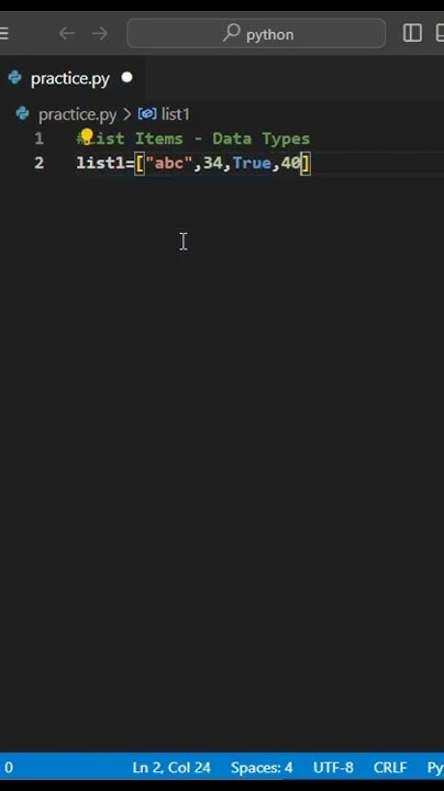 List Items data - types #python #pythonprogramming #coding #programming #code #pythoncoding ...