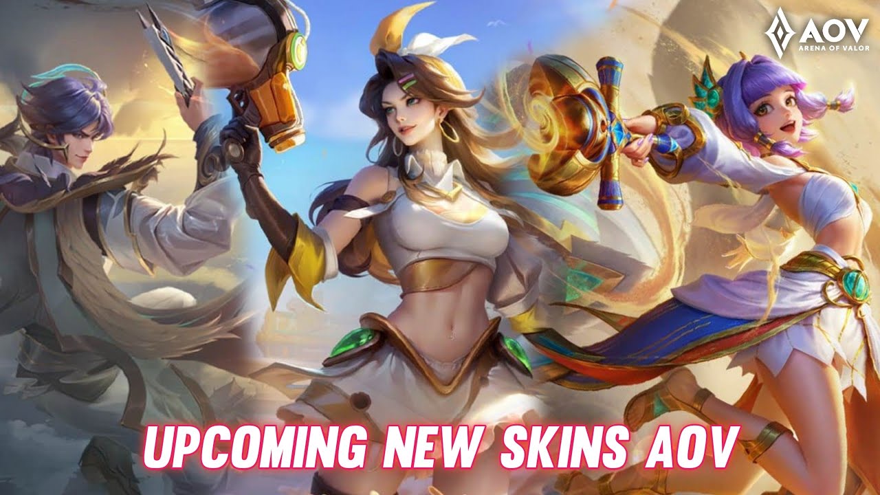 UPCOMING 11 NEW SKINS AOV | AUGUST - SEPTEMBER 2023 - Arena of Valor - YouTube