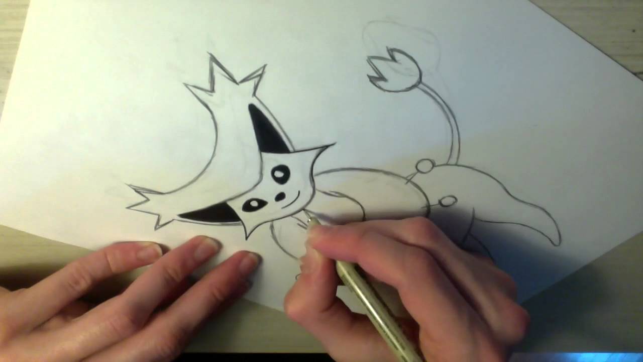 Drawing all the Pokemon: Number 301 Delcatty - YouTube