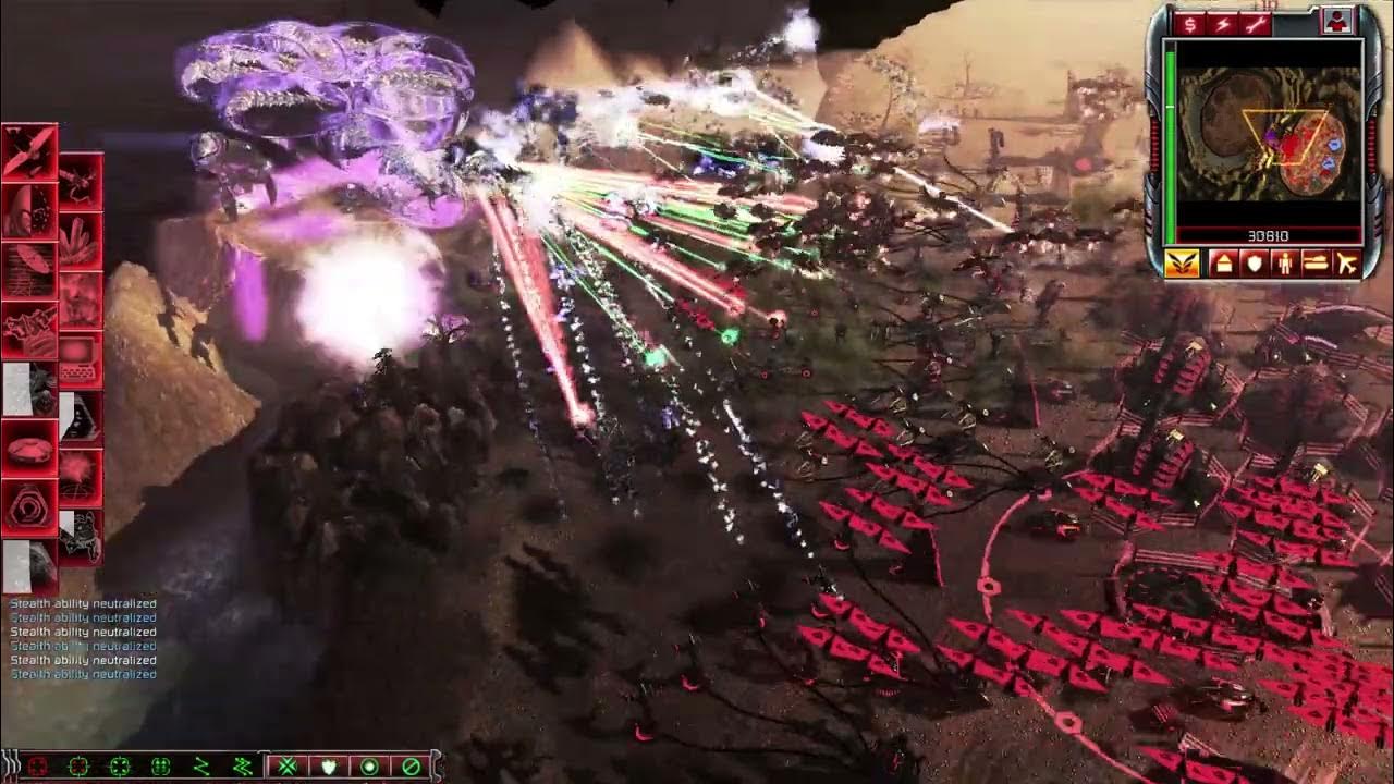 CNC 3 TW Firestorm v1.8 mod Nod vs Merciless AI - Nightmare (Scrin) - YouTube