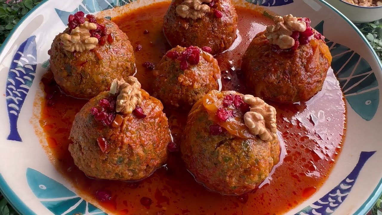 Authentic Stuffed Meatballs(Koofteh Tabriz)|Traditional Persian Food ...