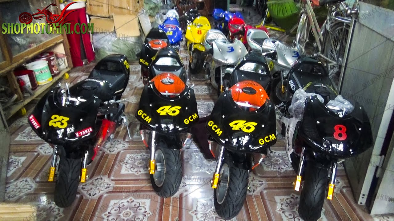 Moto mini Kho xe máy mô tô z1000 🔴 2 thì cào cào 50cc giá rẻ - YouTube