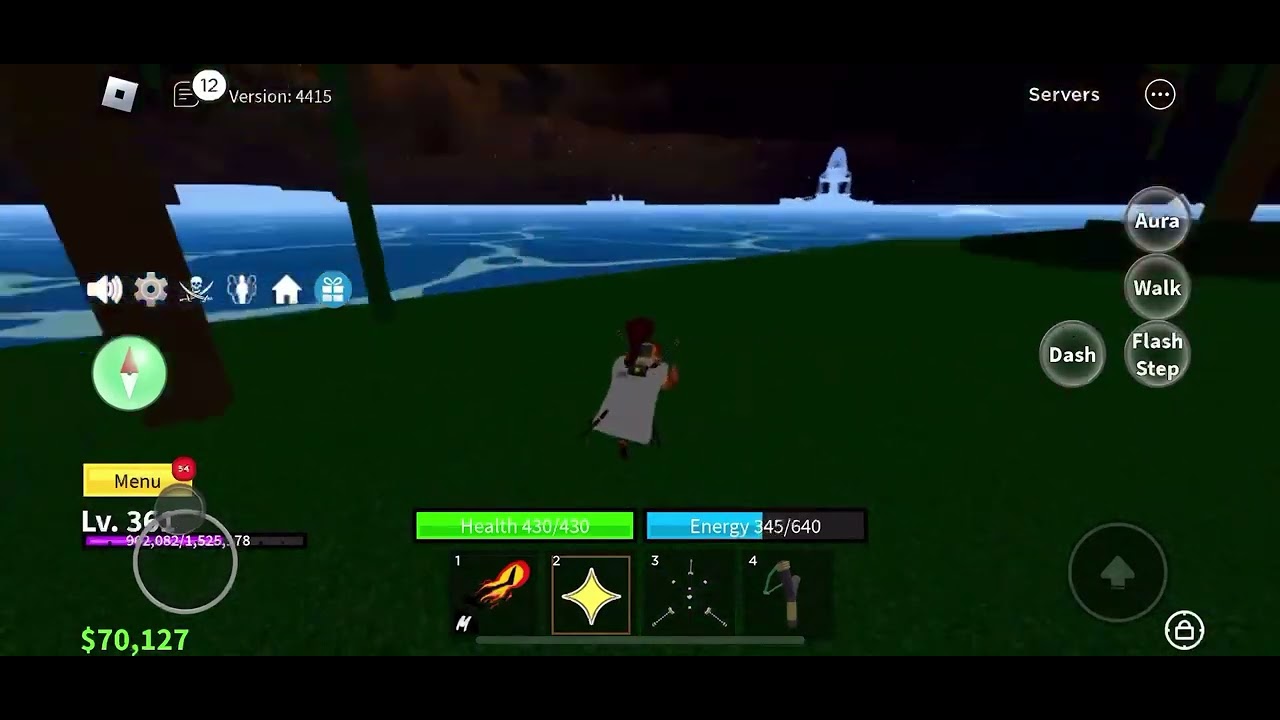 The 5 buttons in the jungle Blox Fruit - YouTube