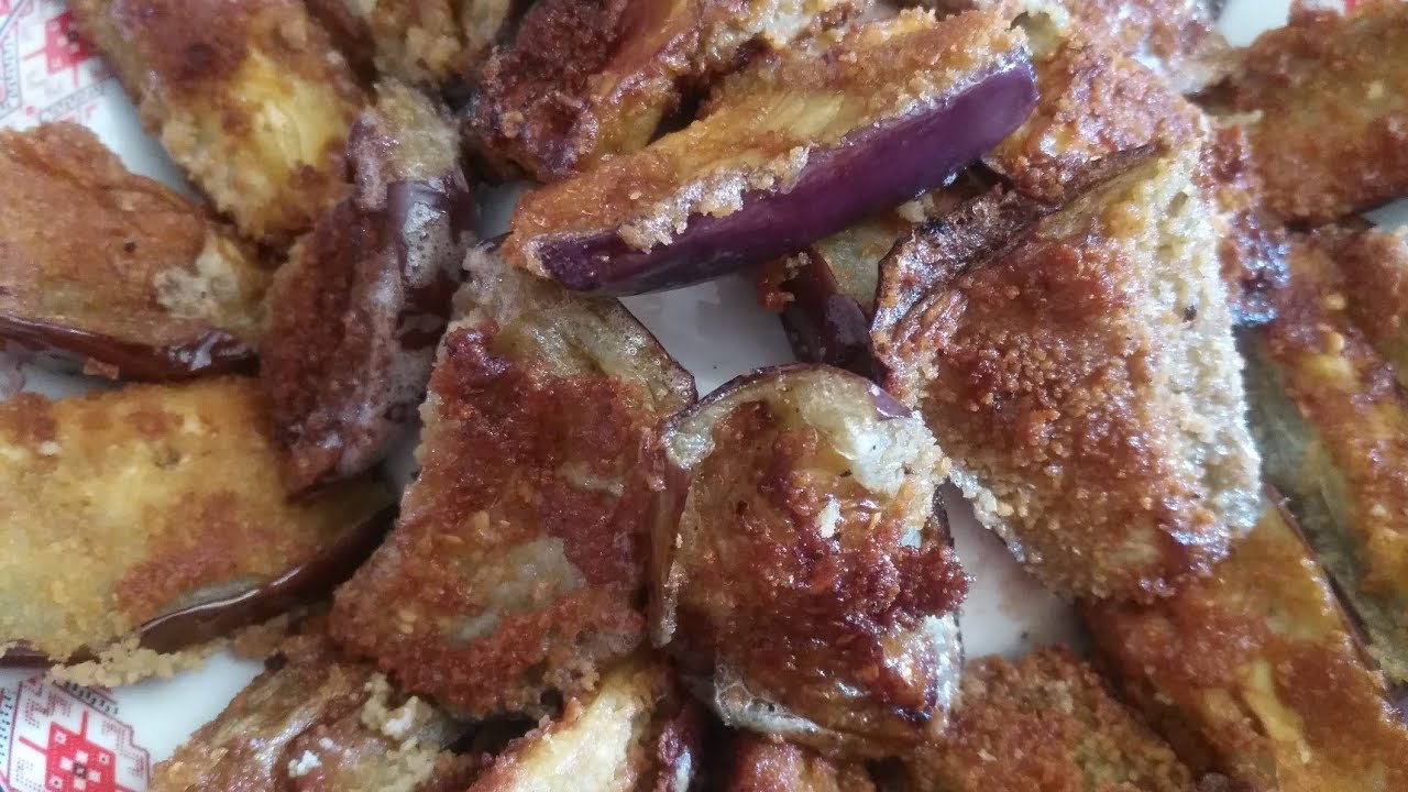 Paano mag prito ng krispy talong//How to fry crispy eggplants:Recipe ...