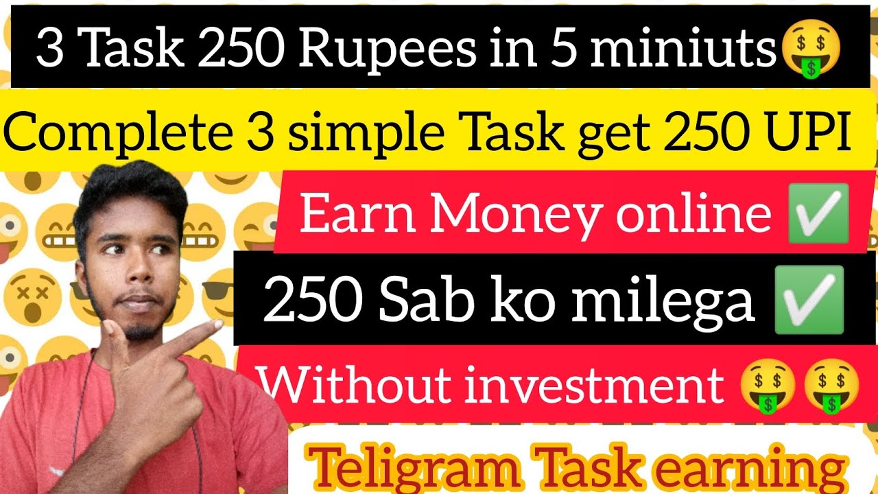Complete Simple task and earn money / Teligram task earning / Google ...