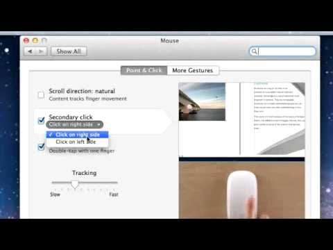 Changing Mouse Settings on a Mac - YouTube